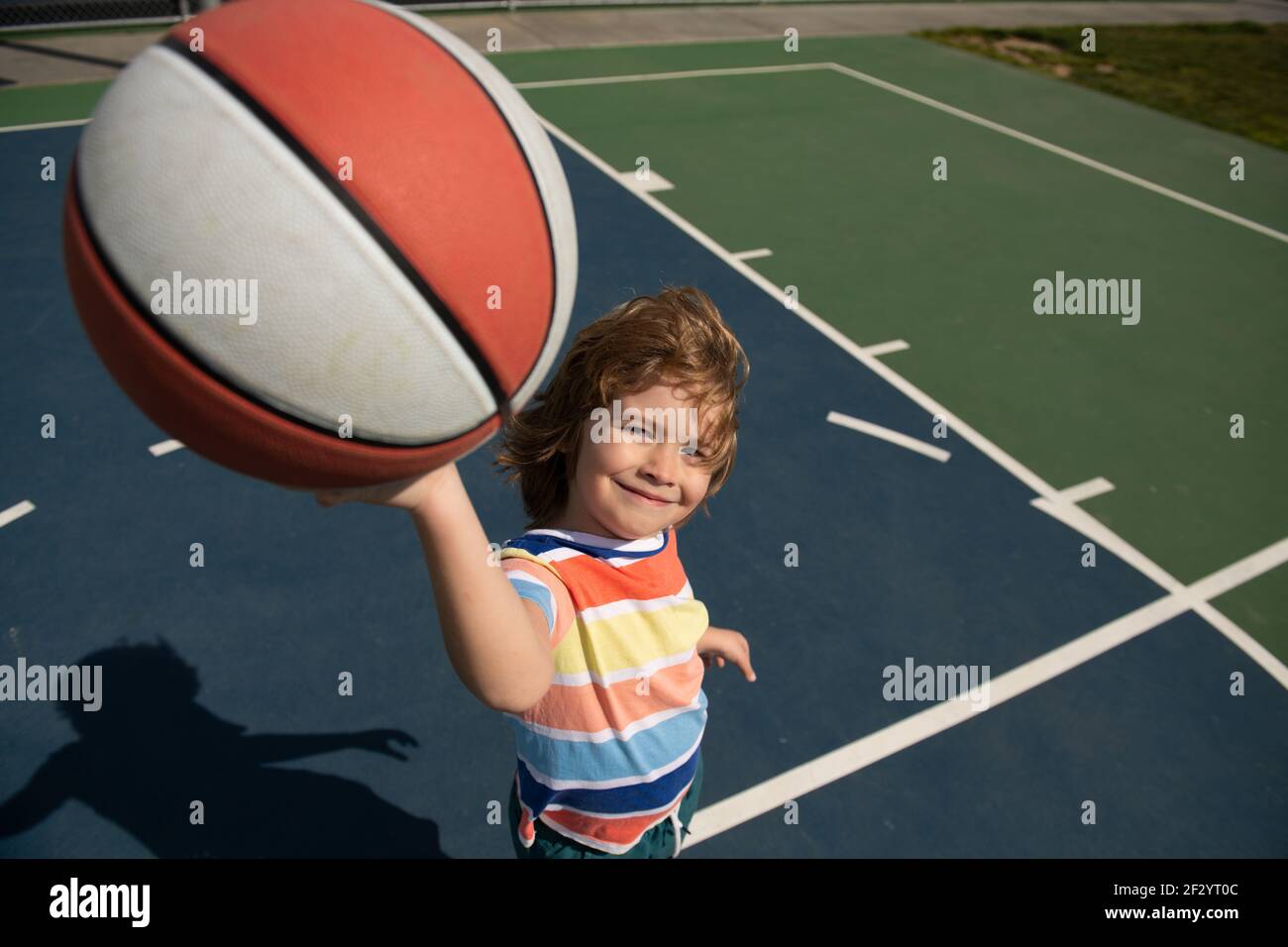 Hobby, active lifestyle, sports activity for kids. Basketball kids ...