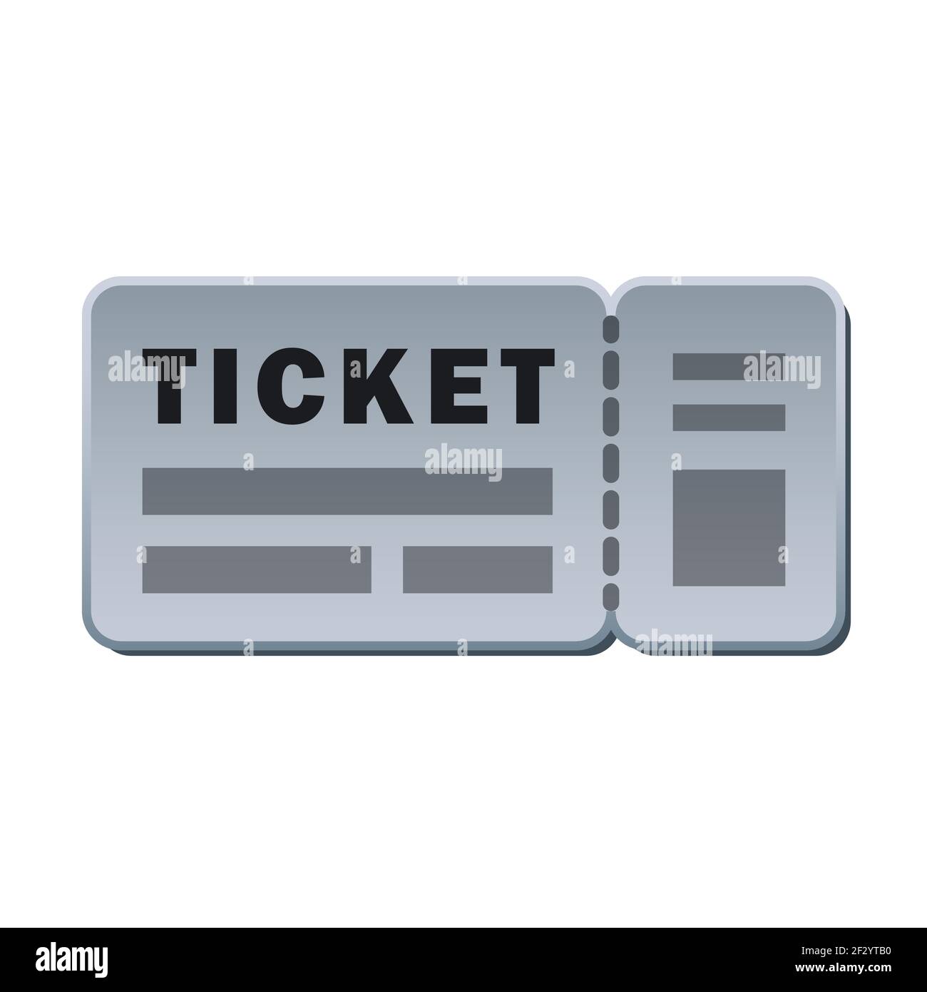 illustration of the passenger ticket for travel and journey Stock ...