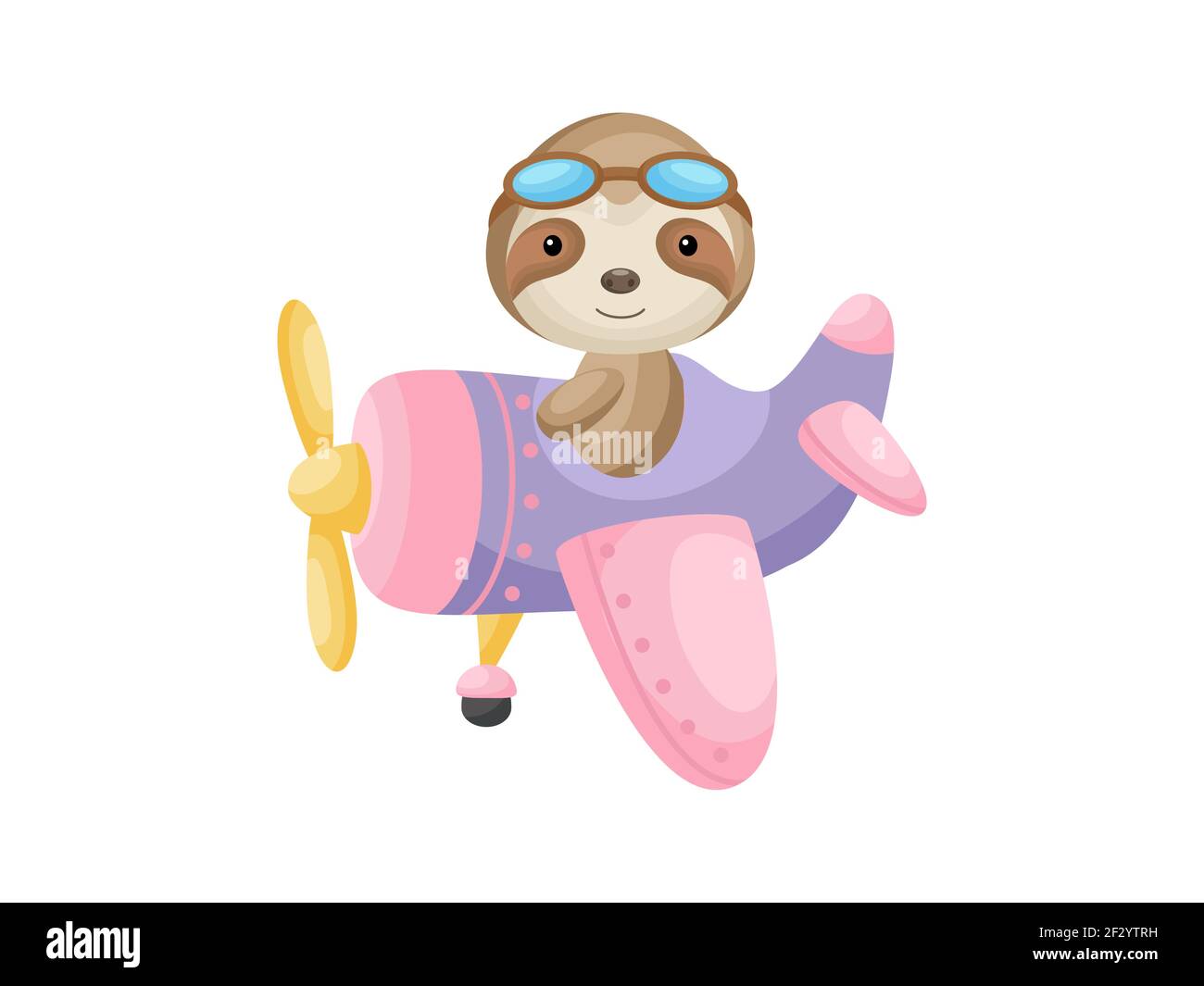 Sloth With Aviators