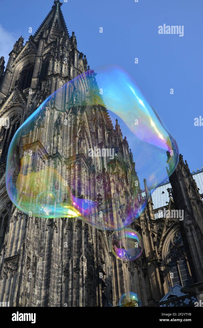 Bell tower cologne cathedral hi-res stock photography and images - Alamy