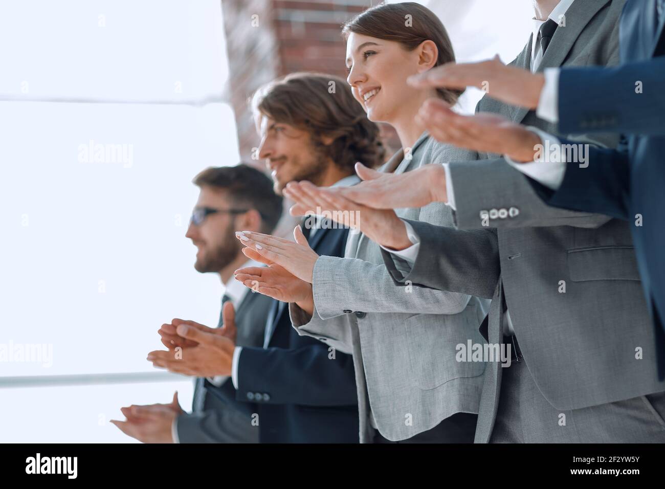 Business people hands applauding Stock Photo - Alamy