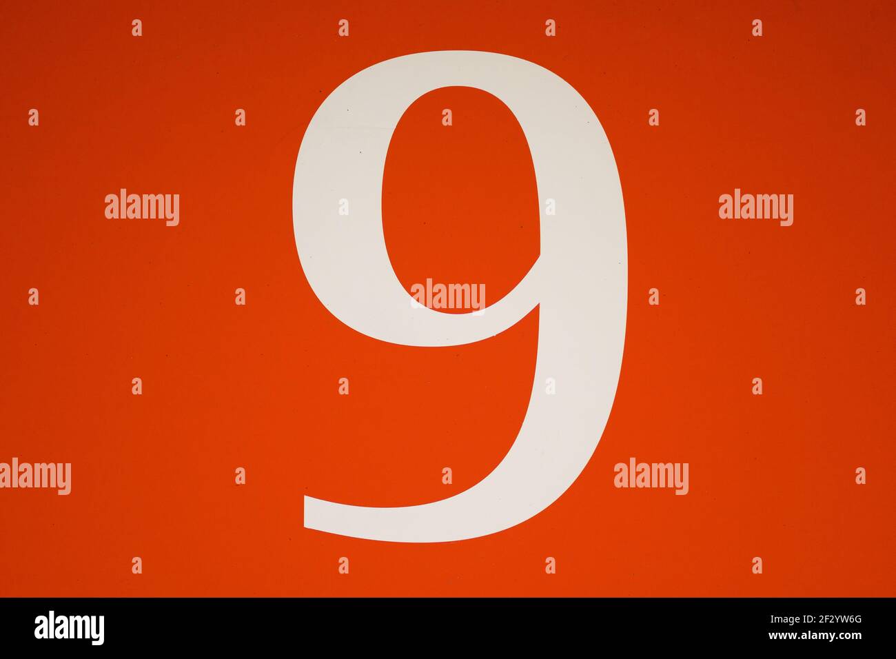 Number nine 9 hi-res stock photography and images - Alamy