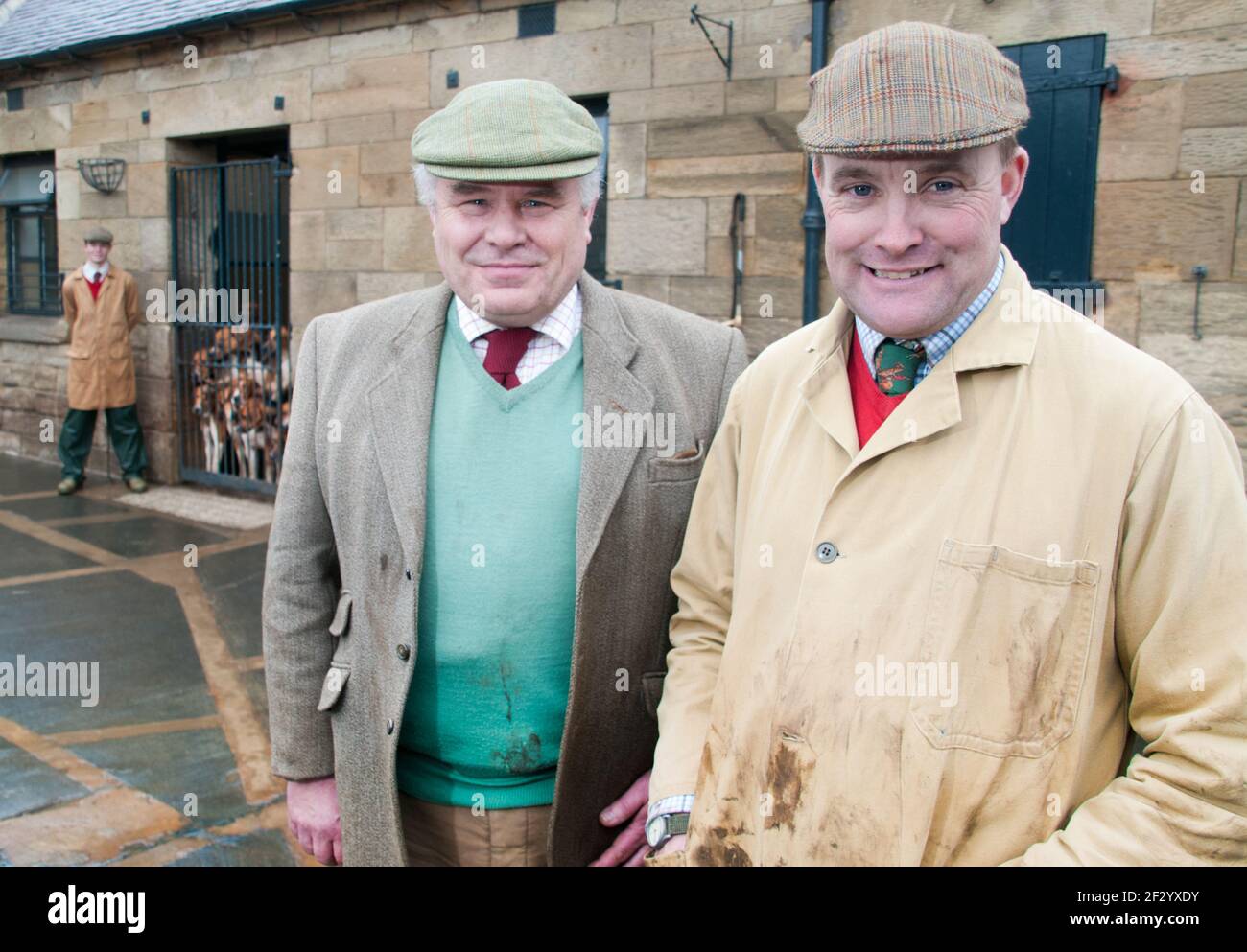 The Duke of Northumberland's Percy Hunt foxhounds. Huntsman: Robert ...