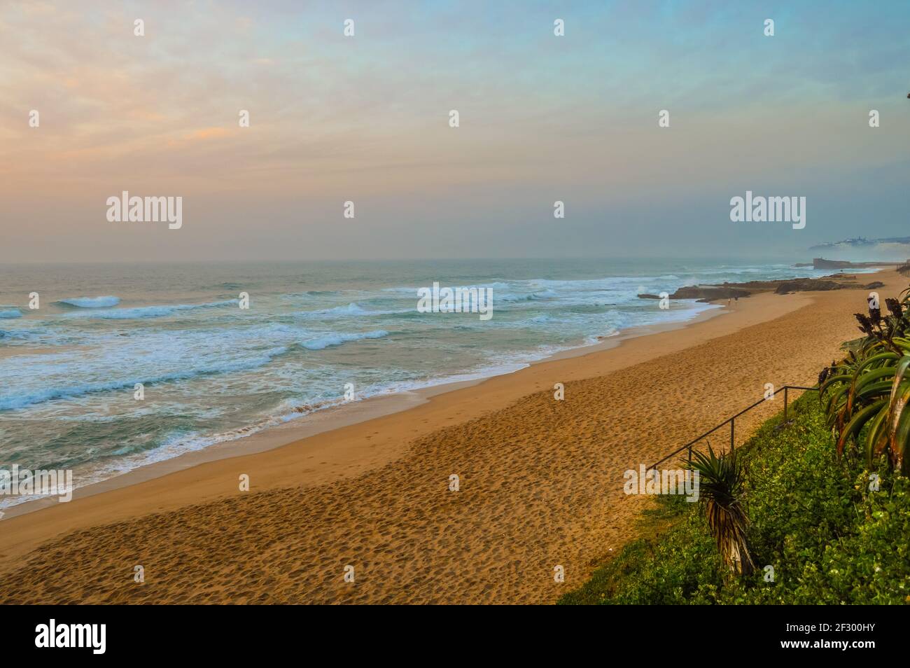 Beautiful colorful sunrise in Ballito beach Durban South Africa Stock ...