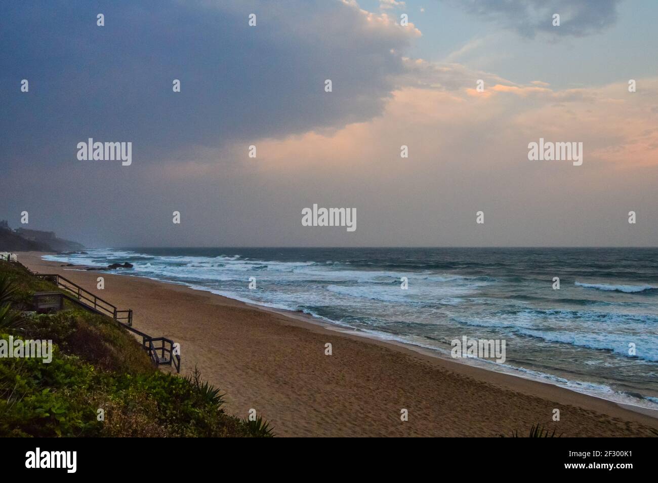 Beautiful Ballito dolphin coast main beach in Durban north coast South ...