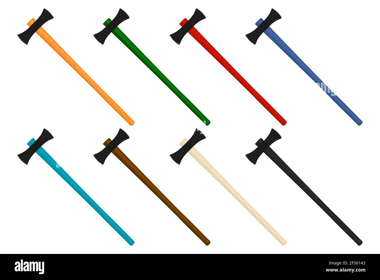 Man cutting wood axe Stock Vector Images - Alamy