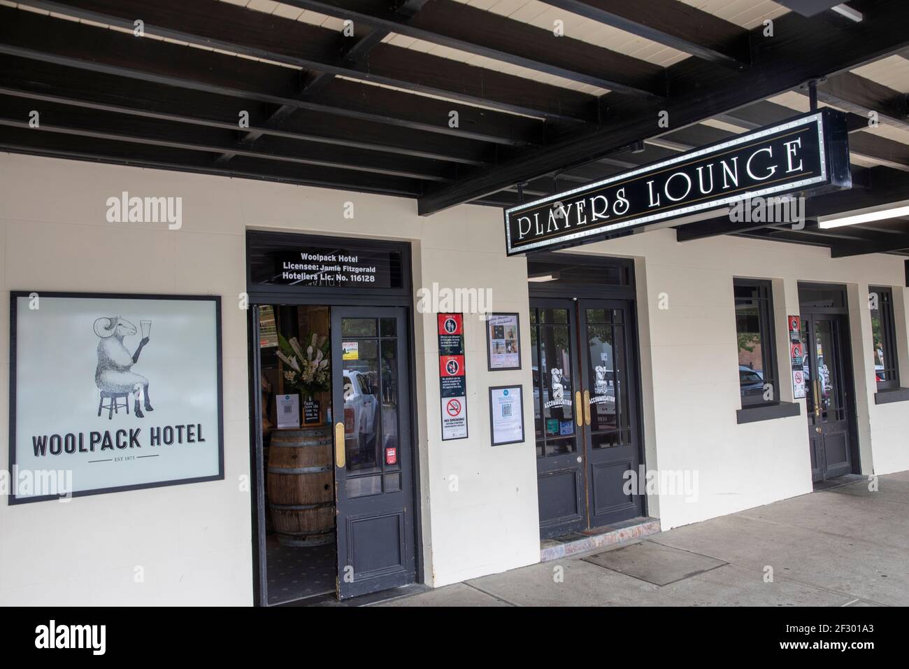 Woolpack Hotel public house and bar in Mudgee town centre,NSW,Australia ...