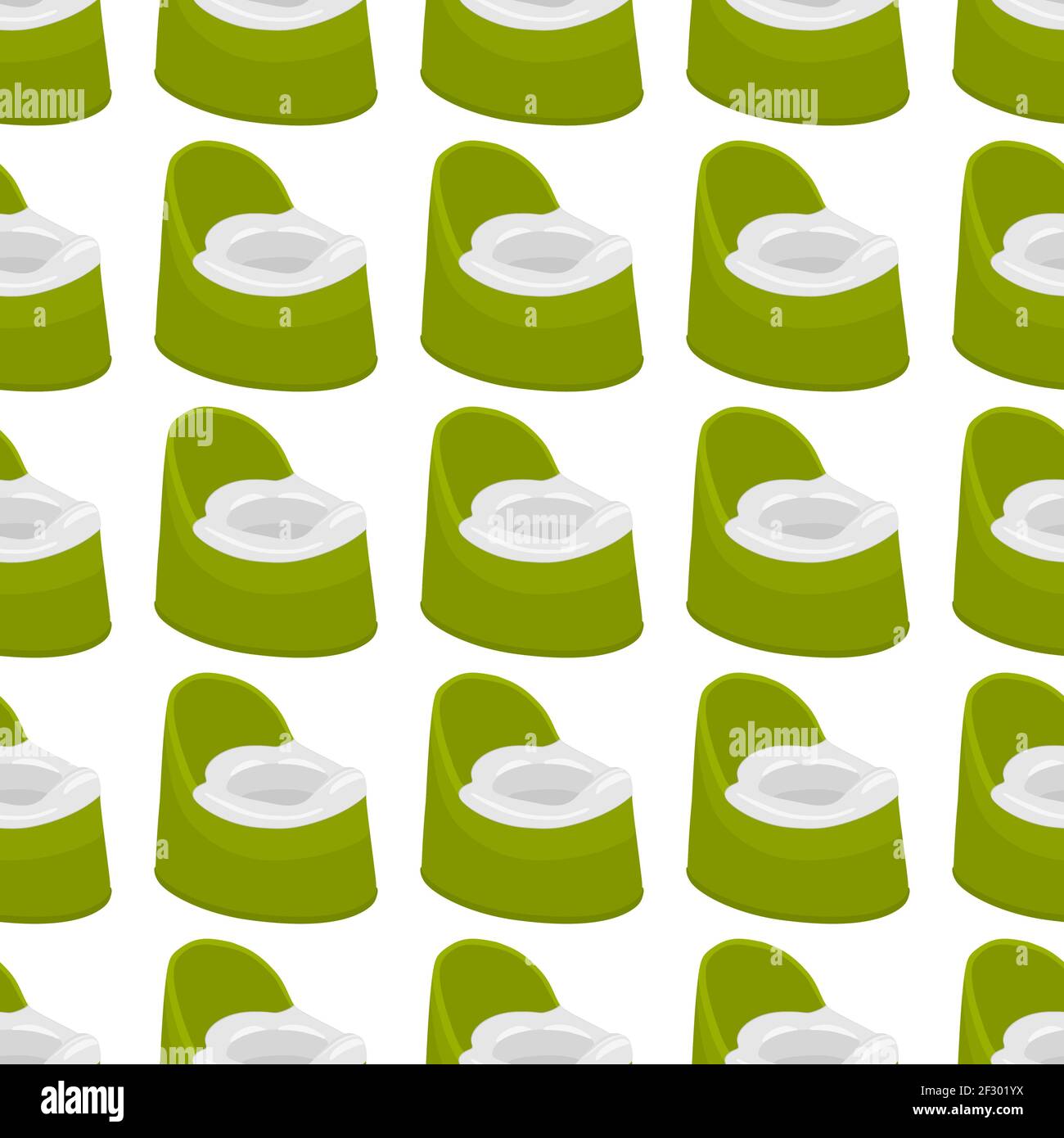 Abstract seamless plastic baby pots with comfortable handle, kid potty ...