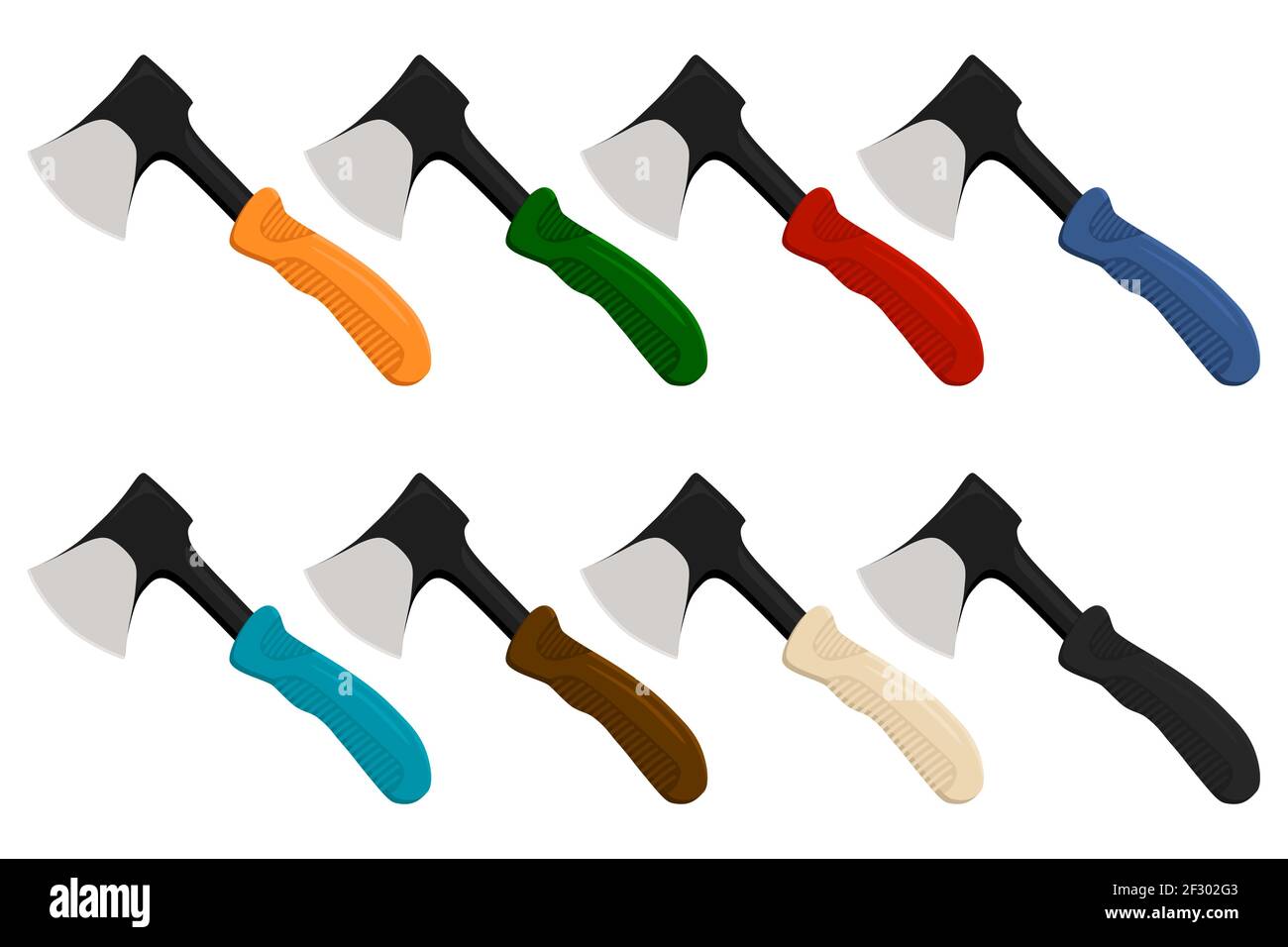 Man cutting wood axe Stock Vector Images - Alamy