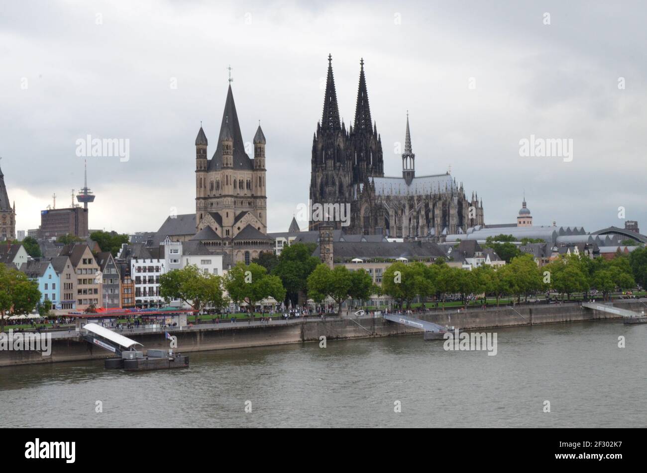 view of Cologne, old and modern architecture Stock Photo - Alamy