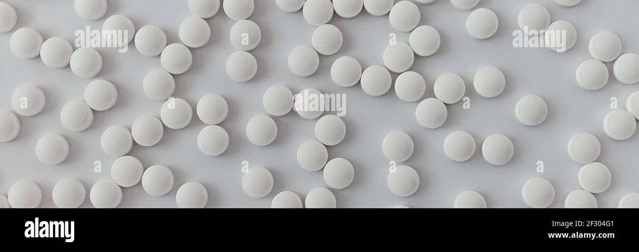 close-up of pantothenic acid (vitamin b5) tablets. dietary concept ...
