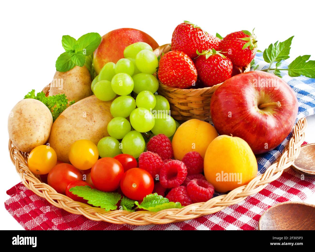 Regional fresh fruits and vegetables close up Stock Photo - Alamy