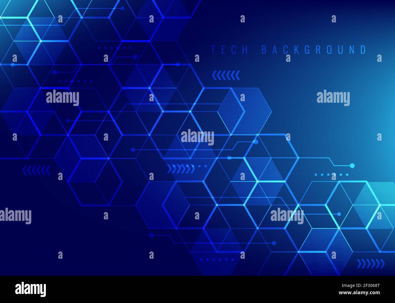 Blue hexagon shapes hi-res stock photography and images - Alamy