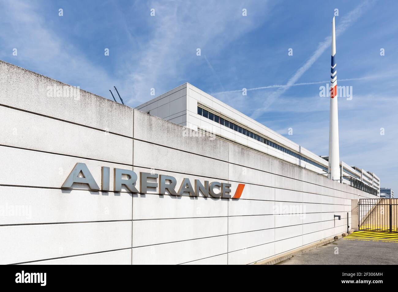 Paris, France - August 16, 2018: Air France headquarters at Paris ...