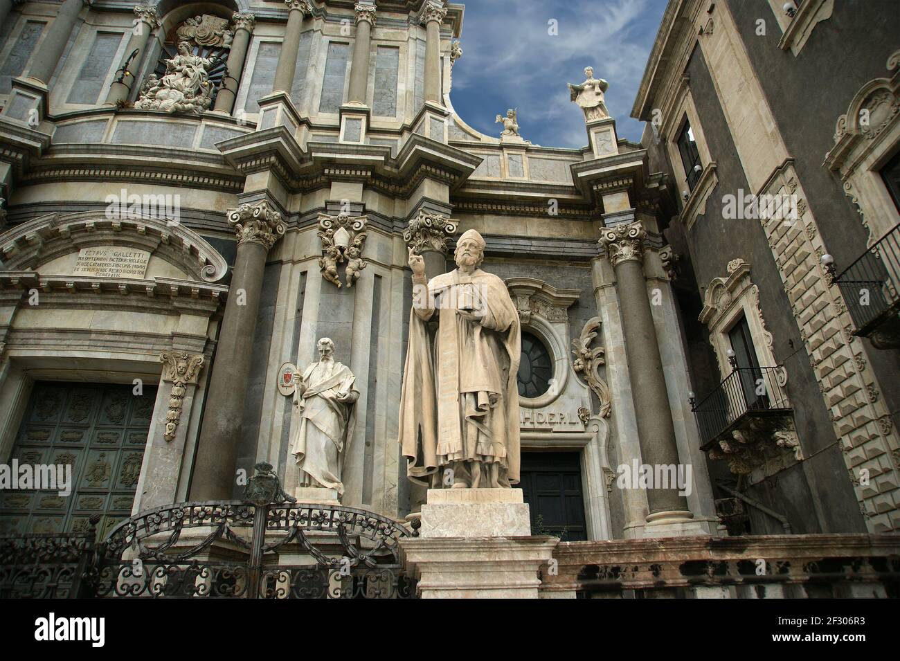 The Cathedral of Catania, entitled to St. Agatha, is a church in ...