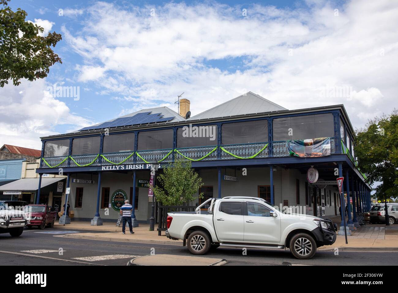 Kellys irish pub in Mudgee town centre,regional NSW,Australia Stock ...