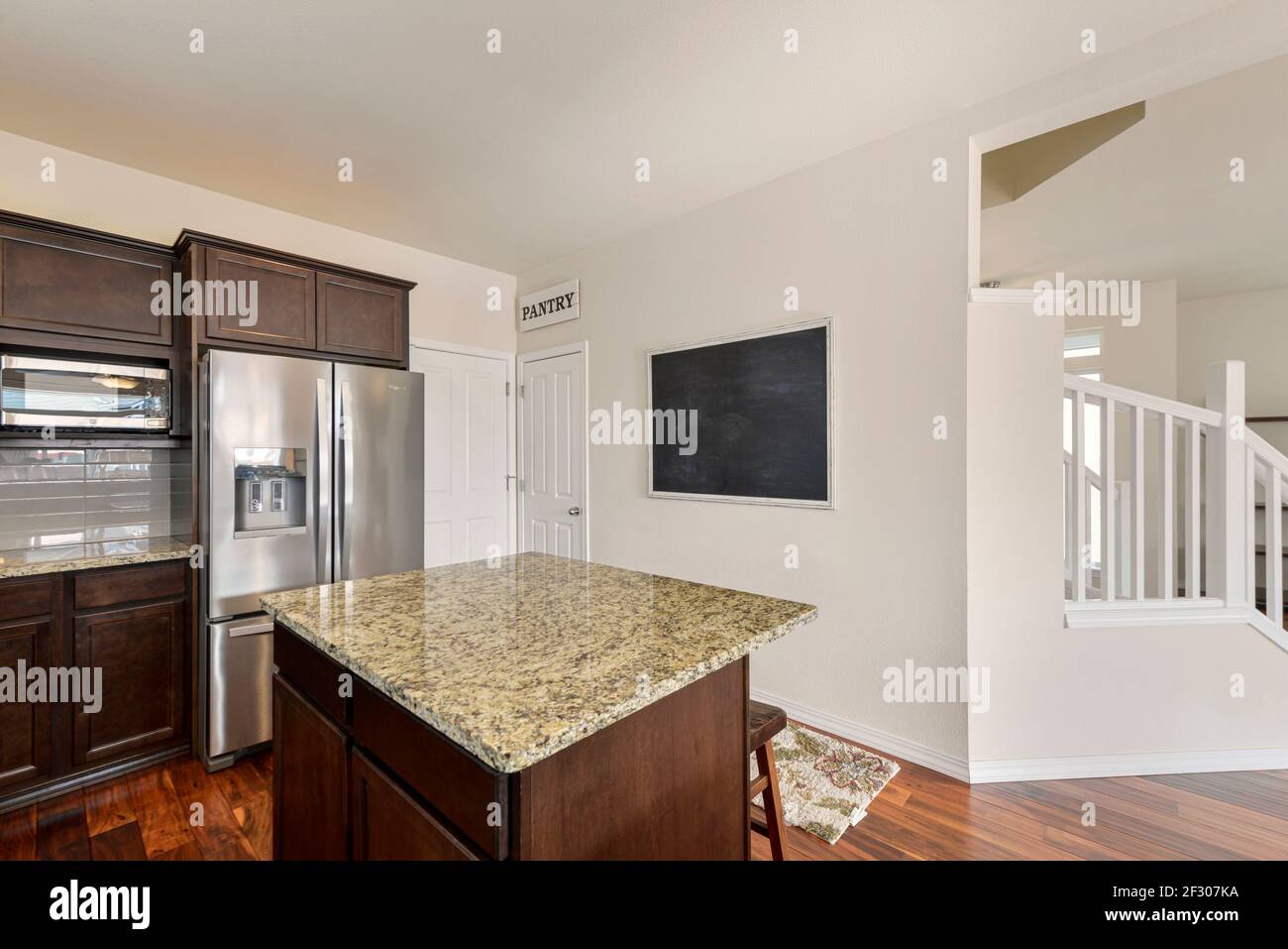 Modern residential kitchen interior Stock Photo - Alamy