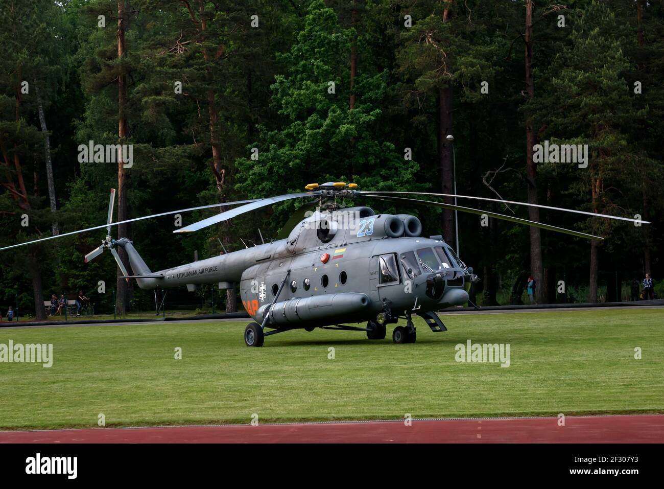 Lithuanian Air Force Helicopter High Resolution Stock Photography and ...