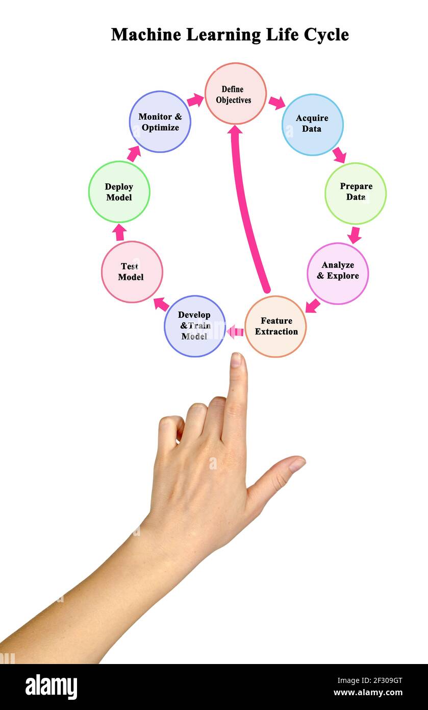 Components of Machine Learning Lifecycle Stock Photo - Alamy