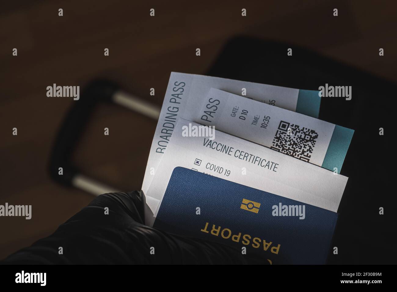 Post covid 19 travel concept, vaccination and immunity pass ...