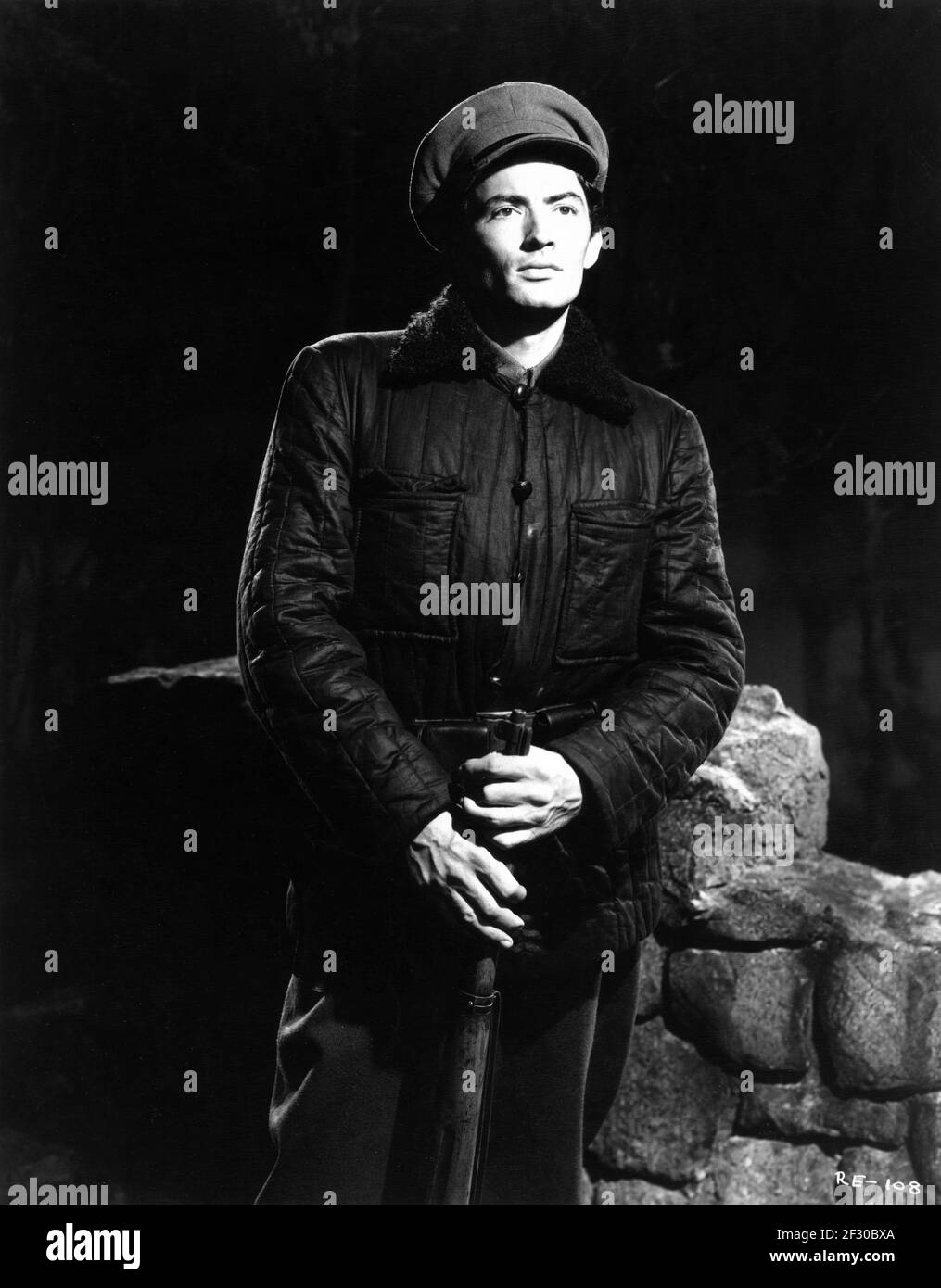 GREGORY PECK in his first film as Russian guerilla fighter Vladimir in ...