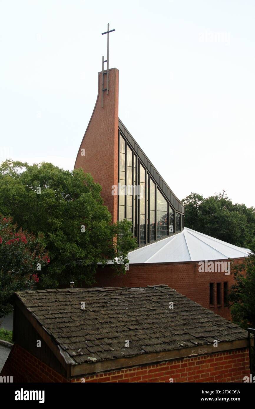 Lynchburg, VA, USA. The chapel on the Randolph College campus Stock ...