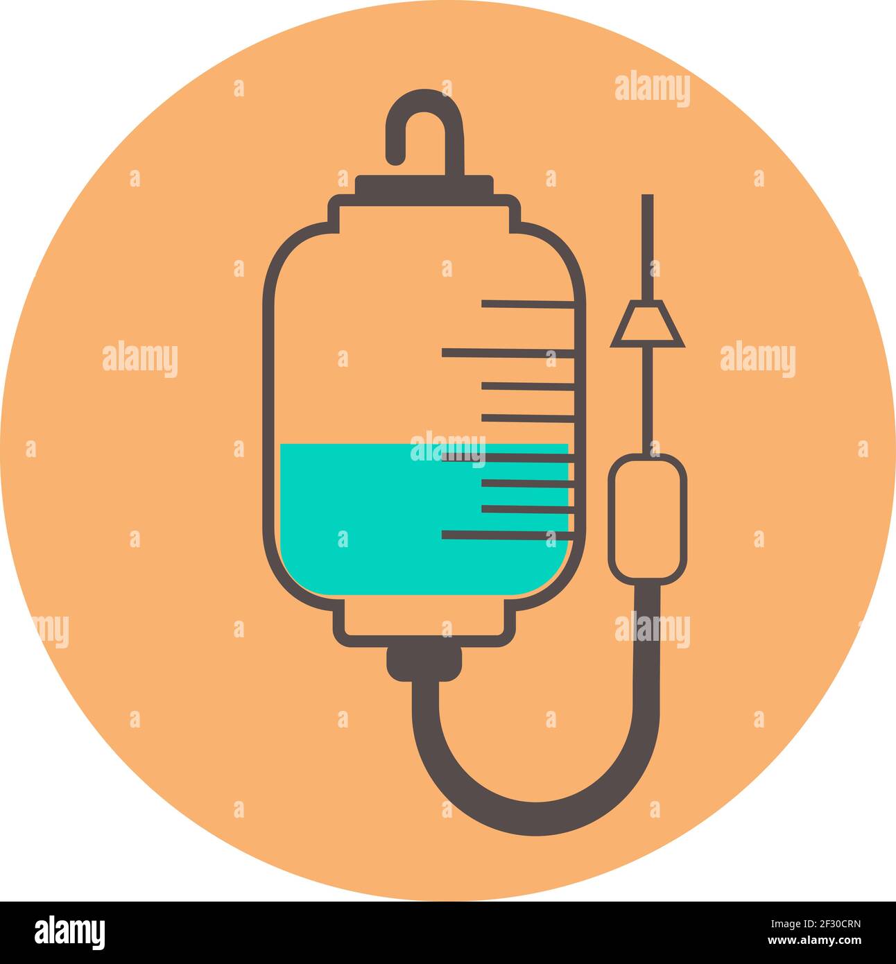 Drop counter. Groove for pouring medication drops Stock Vector Image ...