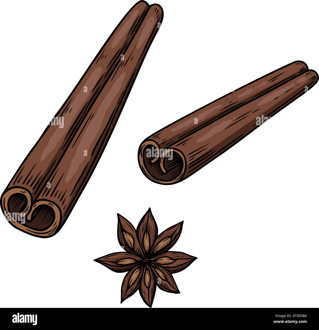 Etching in brown ink Stock Vector Images - Alamy