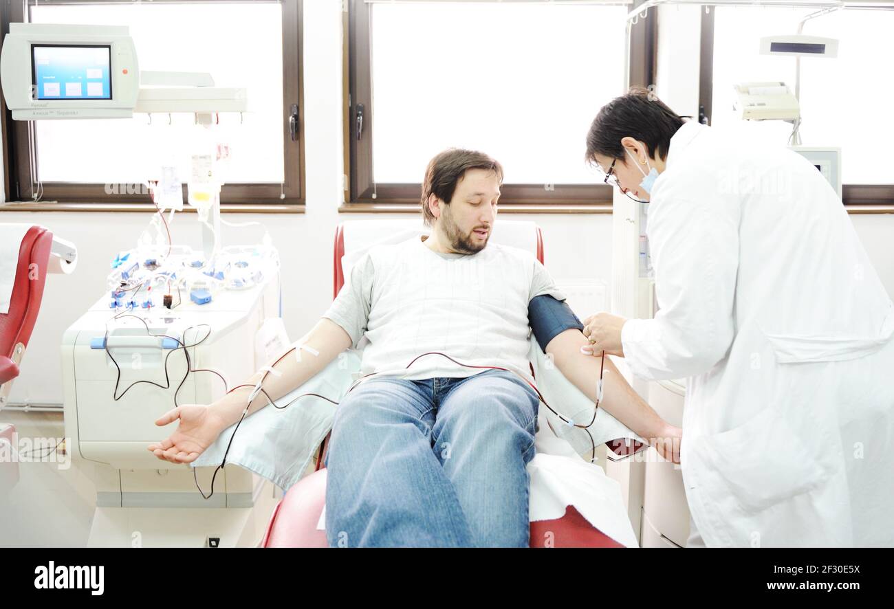 Extracting blood hi-res stock photography and images - Alamy