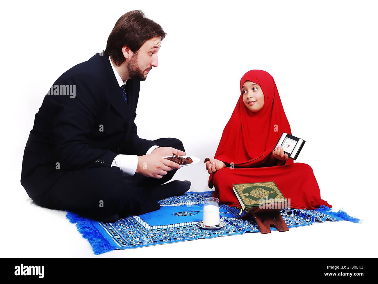 Muslim pray in mosque Cut Out Stock Images & Pictures - Alamy