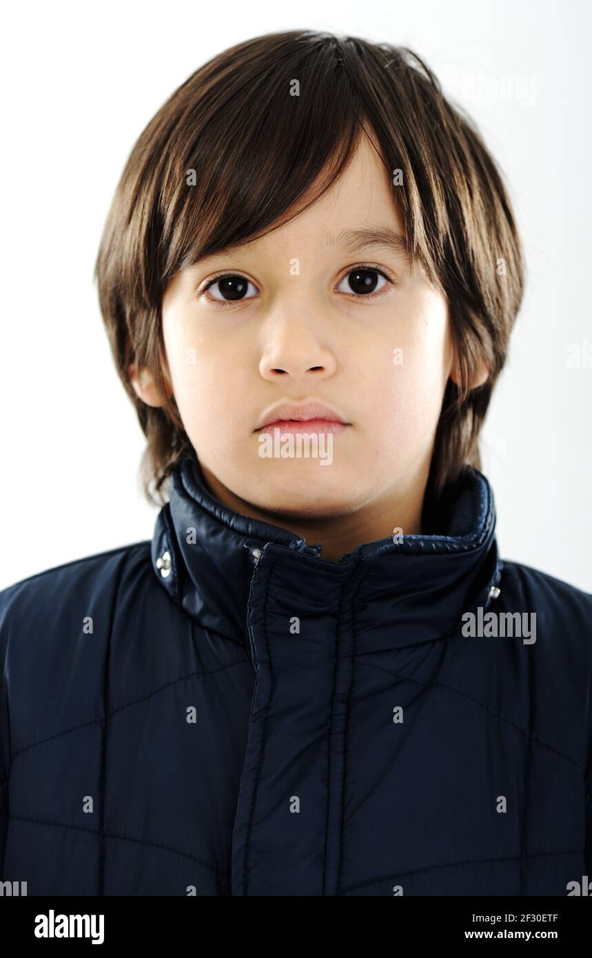 Closeup portrait of kid Stock Photo - Alamy