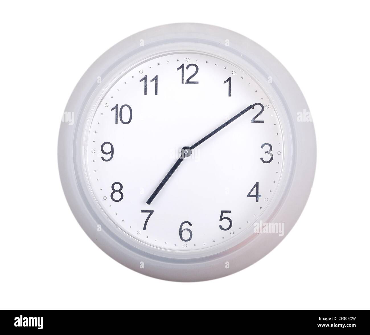 Antique clock face on the white background Stock Photo - Alamy
