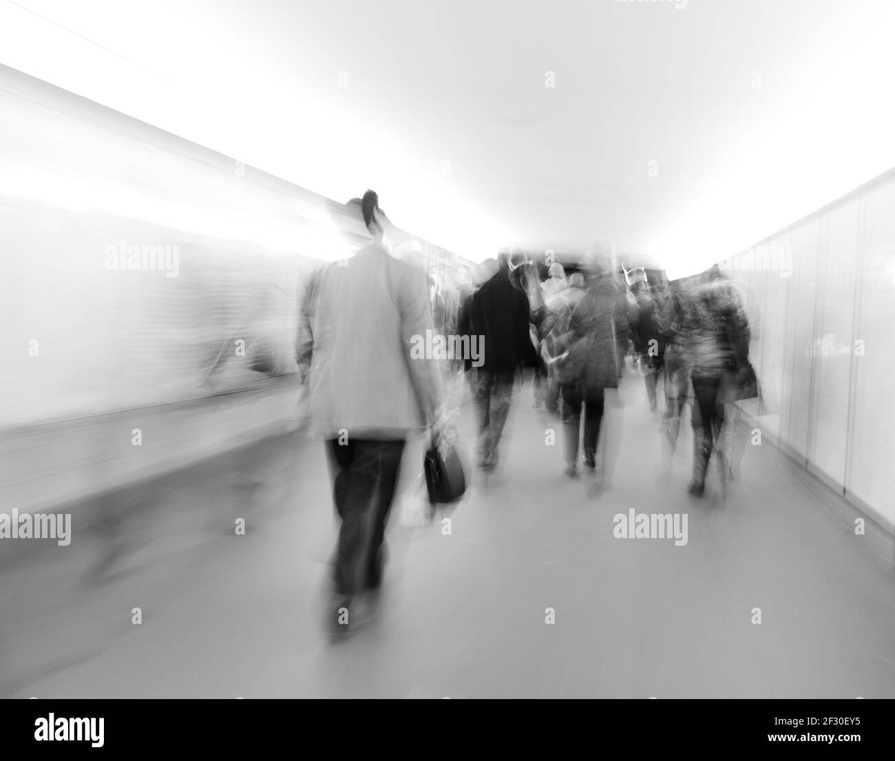 People crowd walking in the city Stock Photo - Alamy
