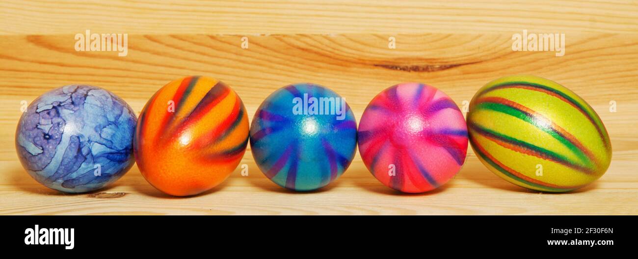 Colorful Easter eggs Stock Photo - Alamy