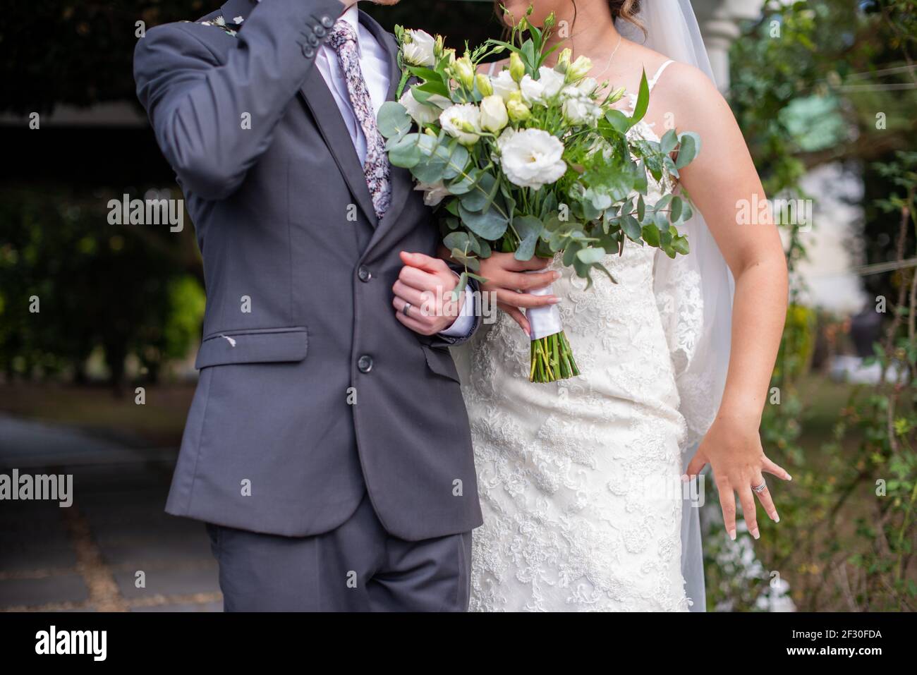 Couple shot up closely during ceremony Stock Photo - Alamy