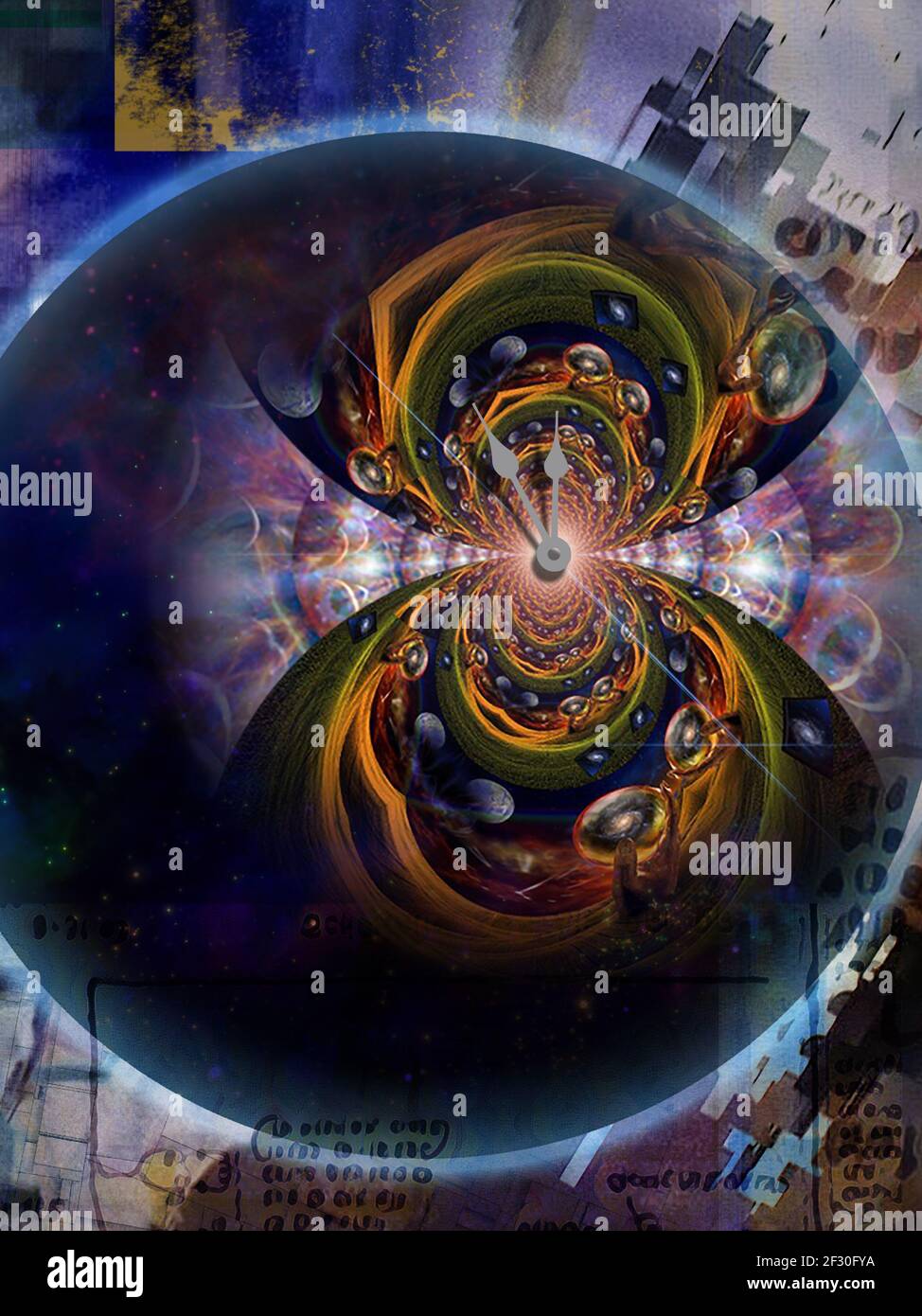 Time and space. Abstract background Stock Photo - Alamy