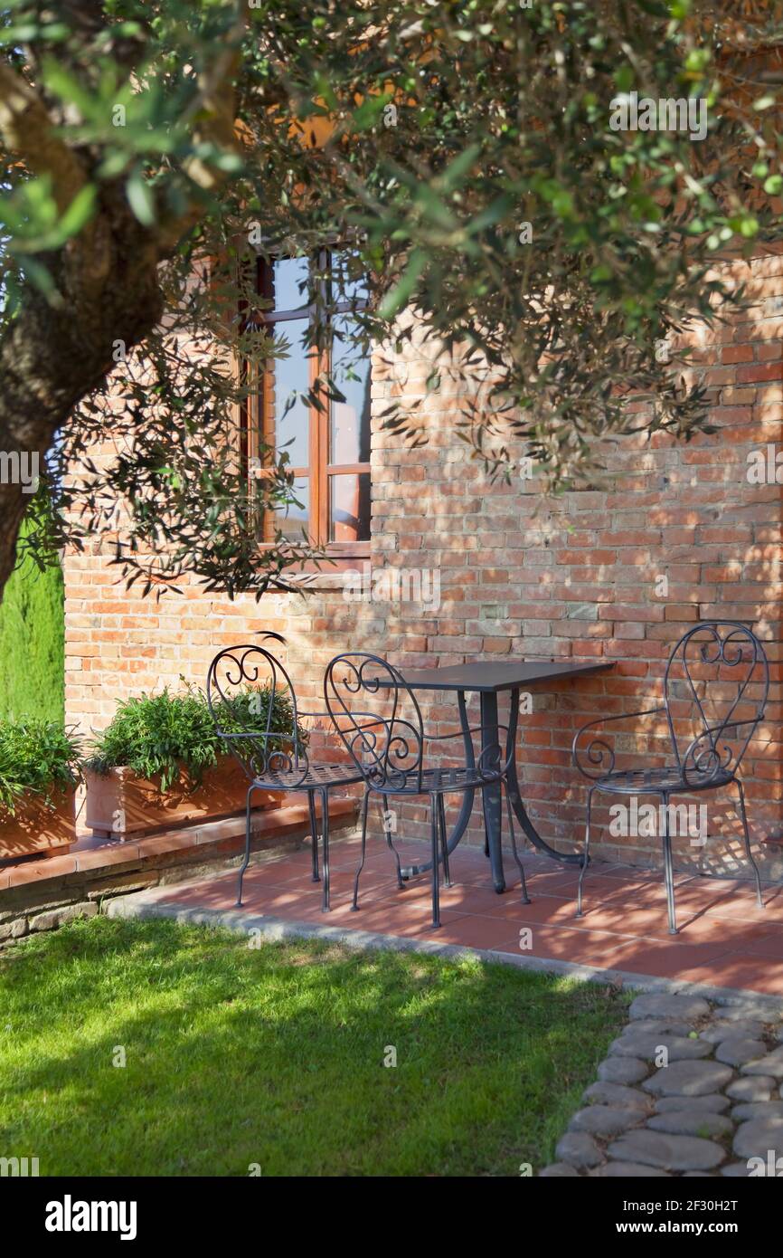 Beautiful terrace hi-res stock photography and images - Alamy