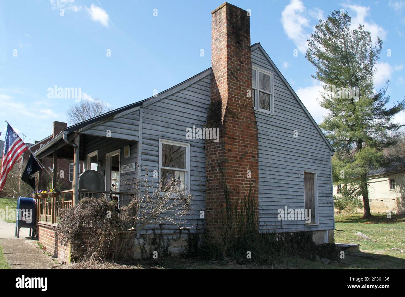 Old wooden built post office hi-res stock photography and images - Alamy