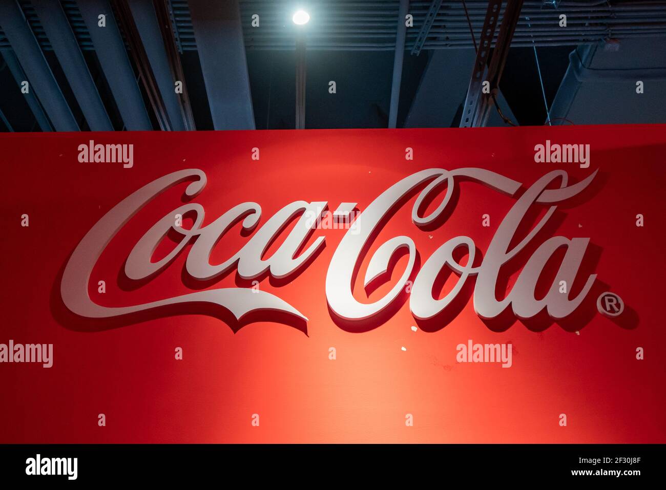 SHANGHAI, CHINA - MARCH 14, 2021 - An exhibition of the retro theme ...