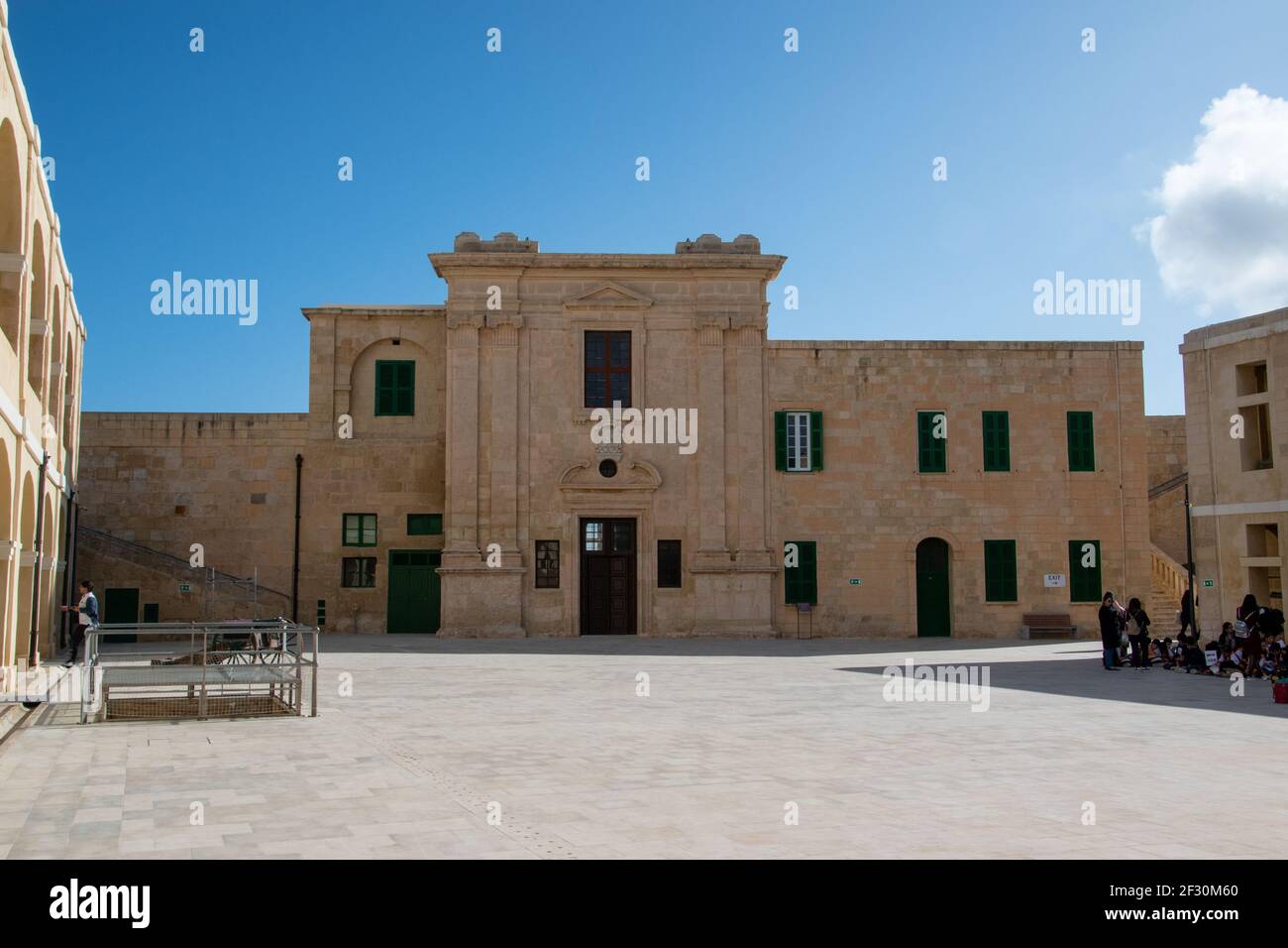 Chapel of Saint Anne in the Piazza d'Armi. Fort Saint Elmo is a star ...