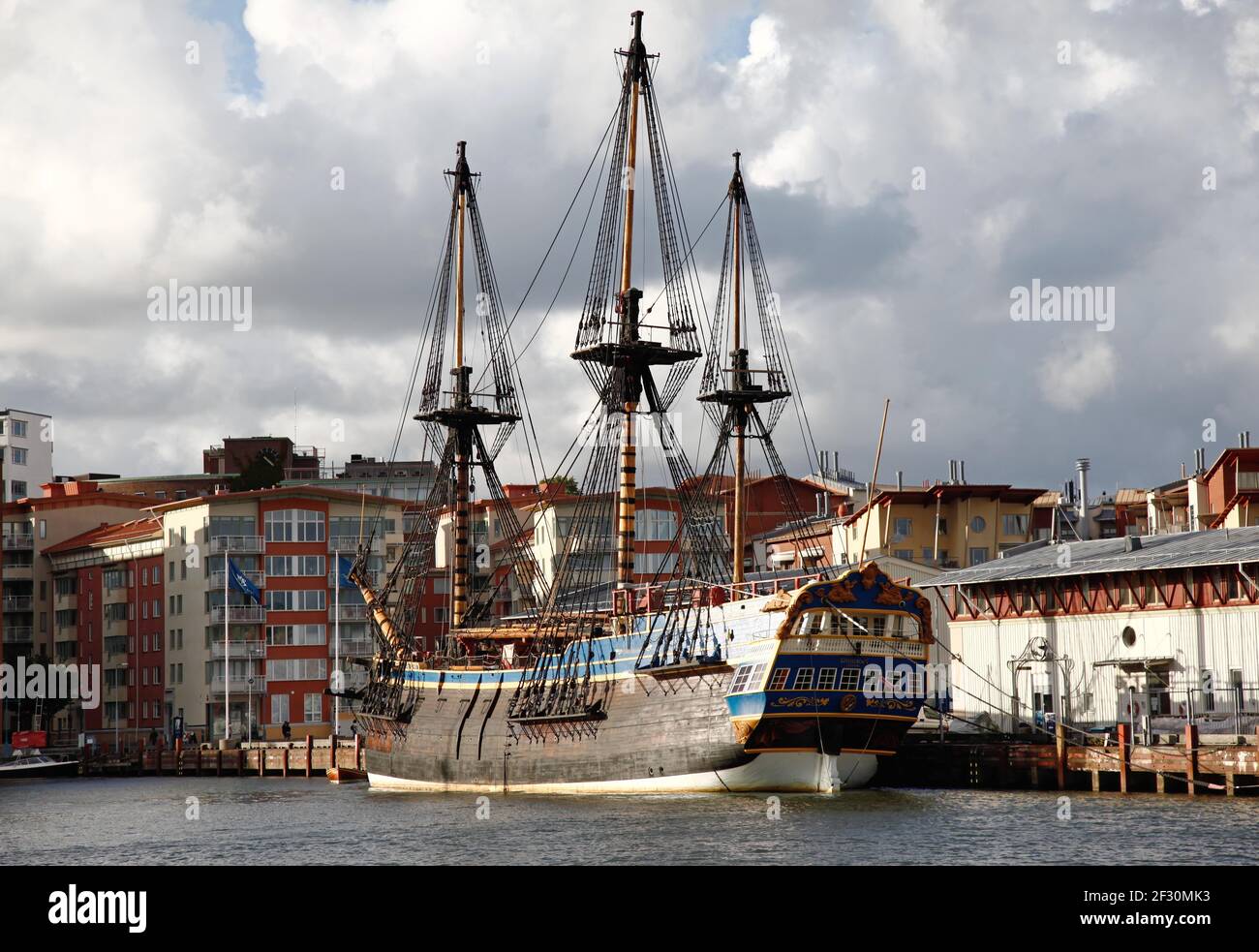 Replica of a swedish ship hi-res stock photography and images - Alamy