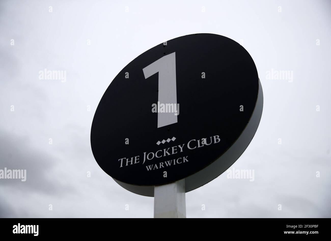 Jockey club signage warwick racecourse hi-res stock photography and ...
