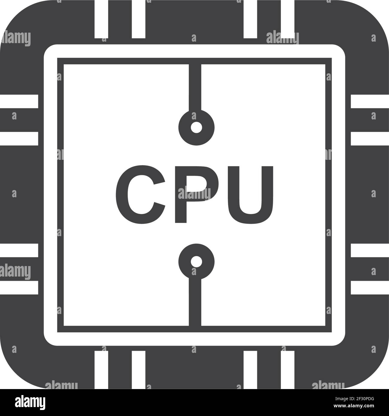 circuit board line,cpu,chip icon logo illustration vector design Stock ...