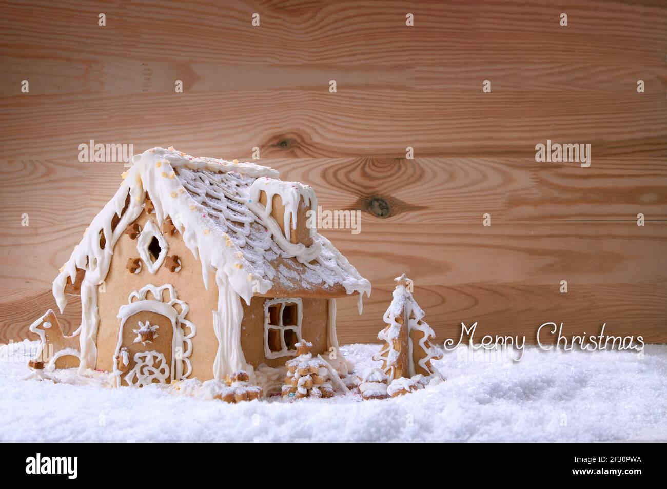 Gingerbread house white background hi-res stock photography and images ...