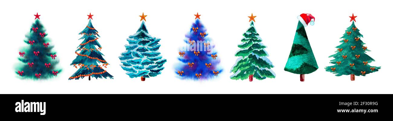 Red spruce trees Cut Out Stock Images & Pictures - Alamy