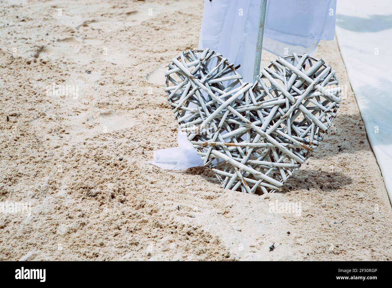 Heart Shape on the ground Stock Photo - Alamy