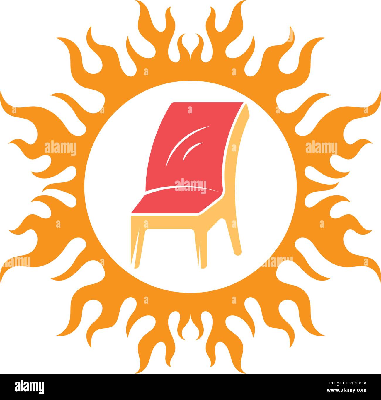 Chairs fire Stock Vector Images - Alamy