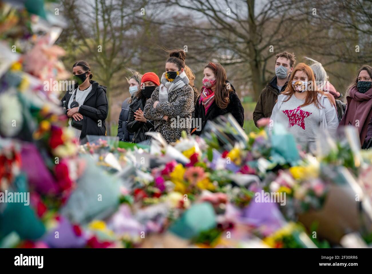 Sarah Everard Tributes. Floral tributes and outpourings of grief ...