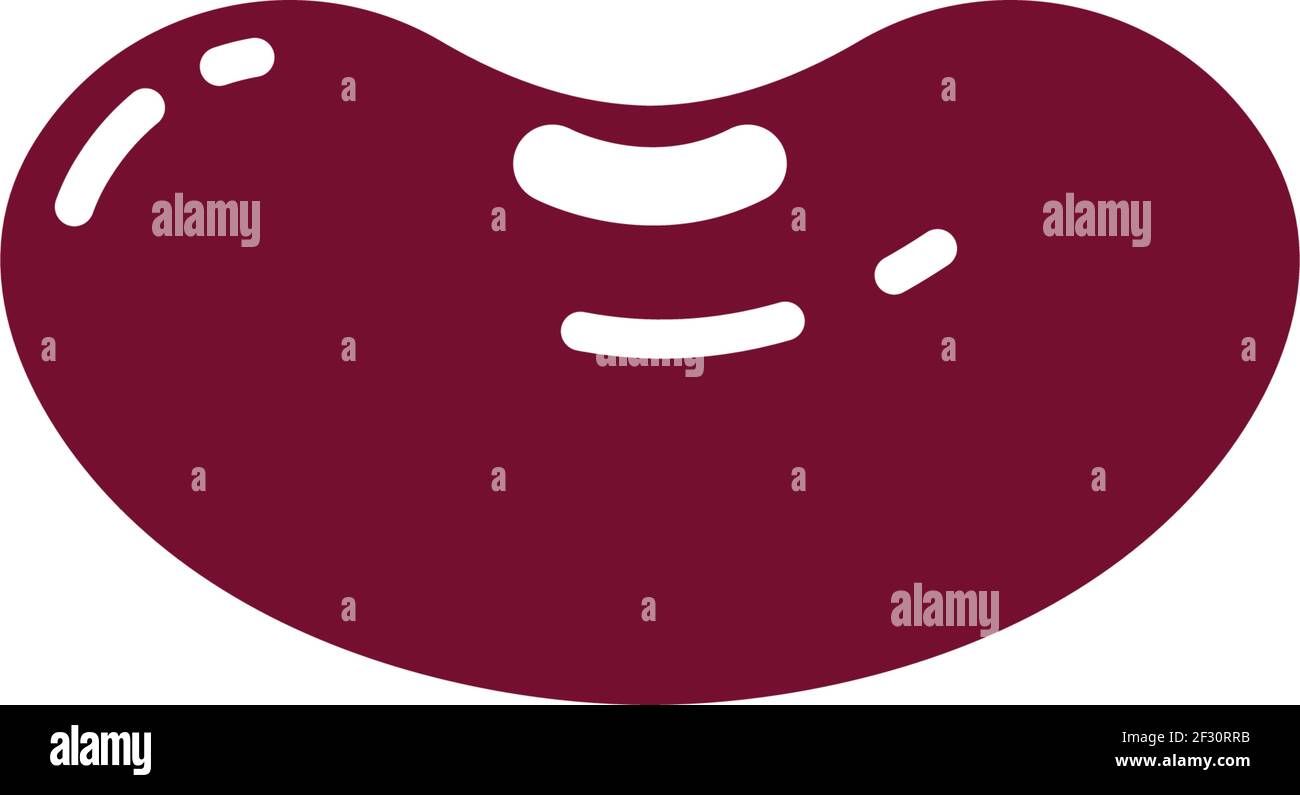 kidney bean icon vector illustration design template Stock Vector Image ...