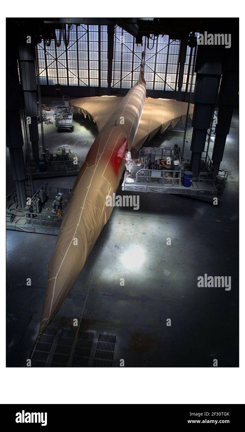 BA Concorde August 2001 first of the concorde fleet to be modified gets ...